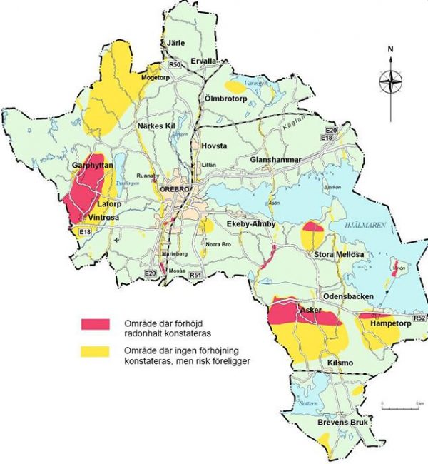 Savoir interpréter les cartes du radon - Radonova.fr